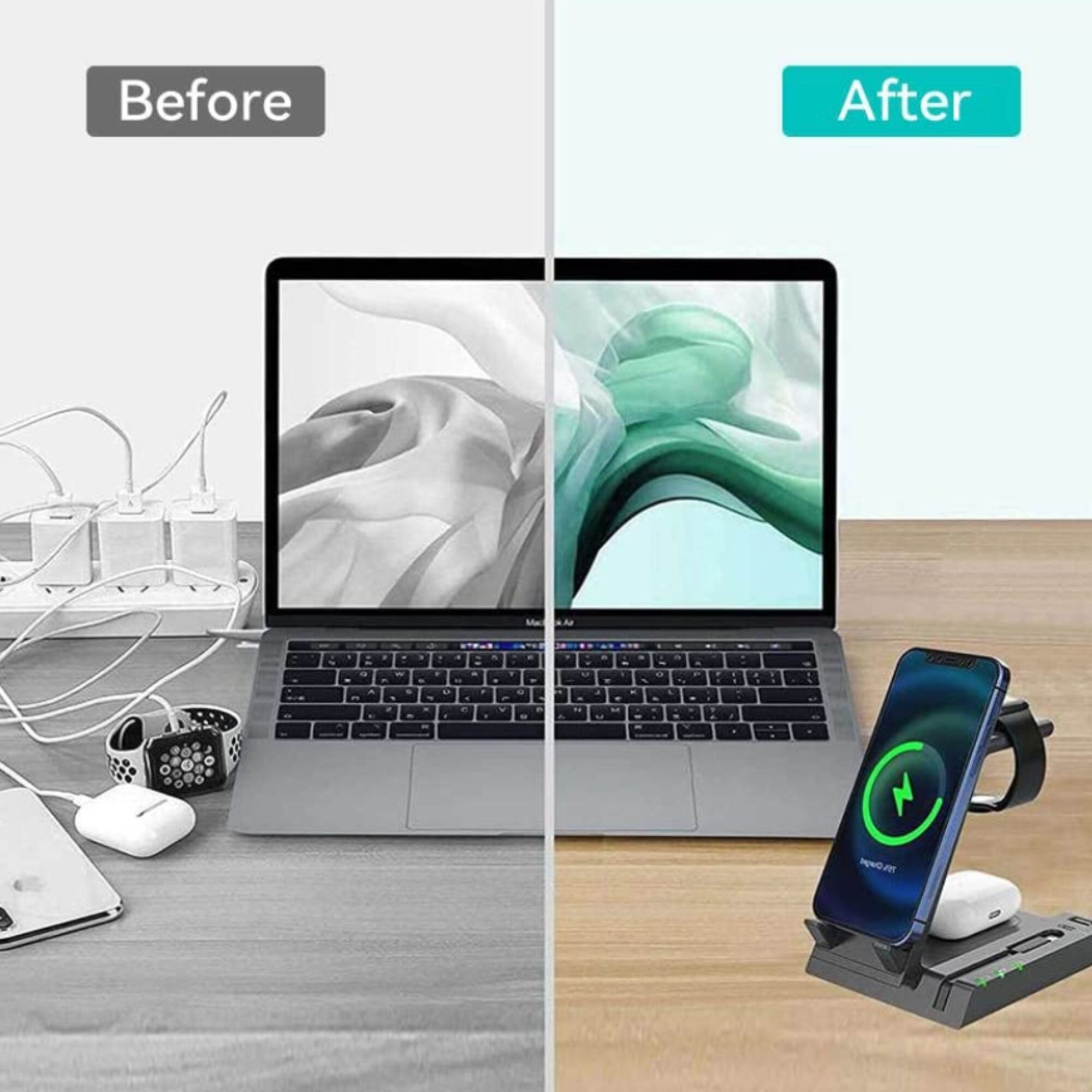 Incarcator Wireless ESL by Essential Level®, Statie de Incarcare fara ...
