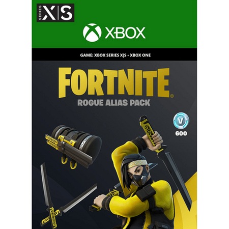 Fortnite Rogue Alias Pack Játék, 600 V Bucks, Xbox One / Xbox Series S ...