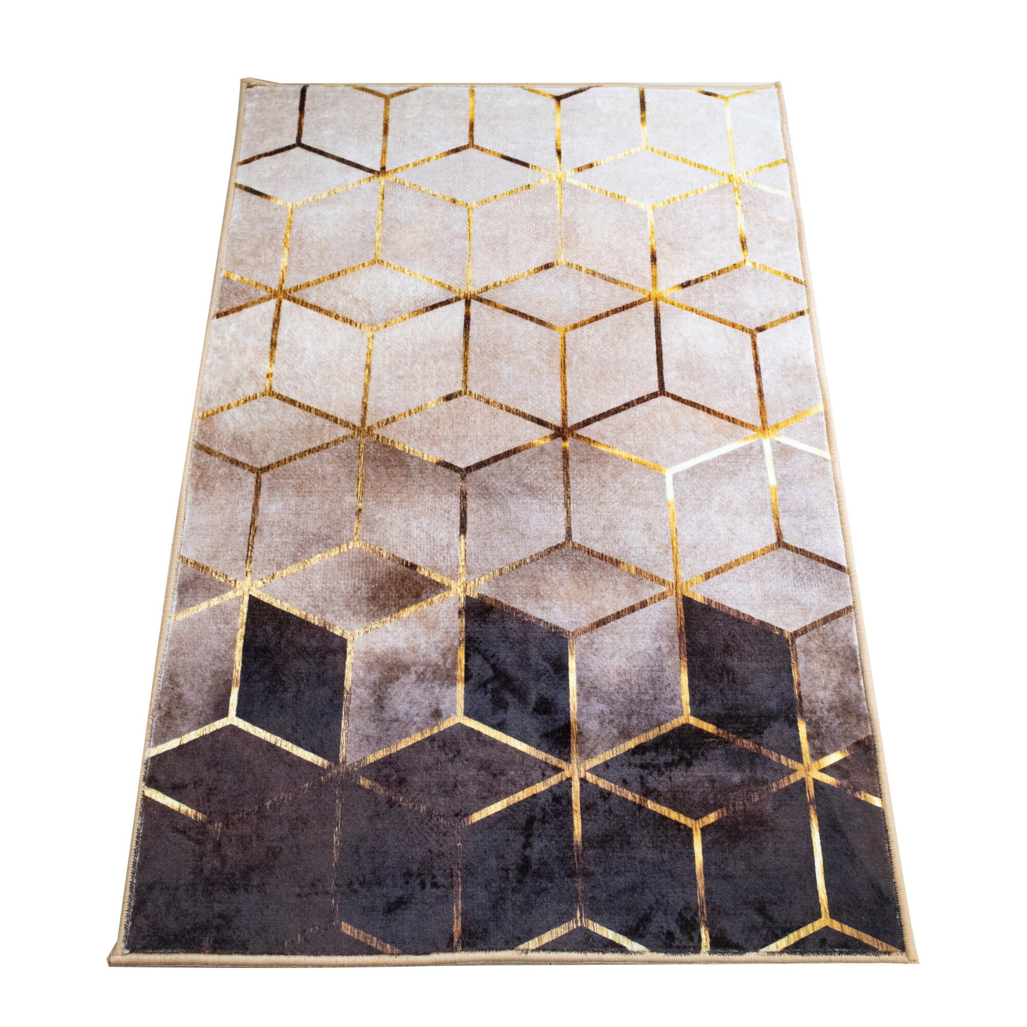 Covor Bamboo 330, 80x120cm, grosime 10 mm, bumbac si poliester, gramaj ...