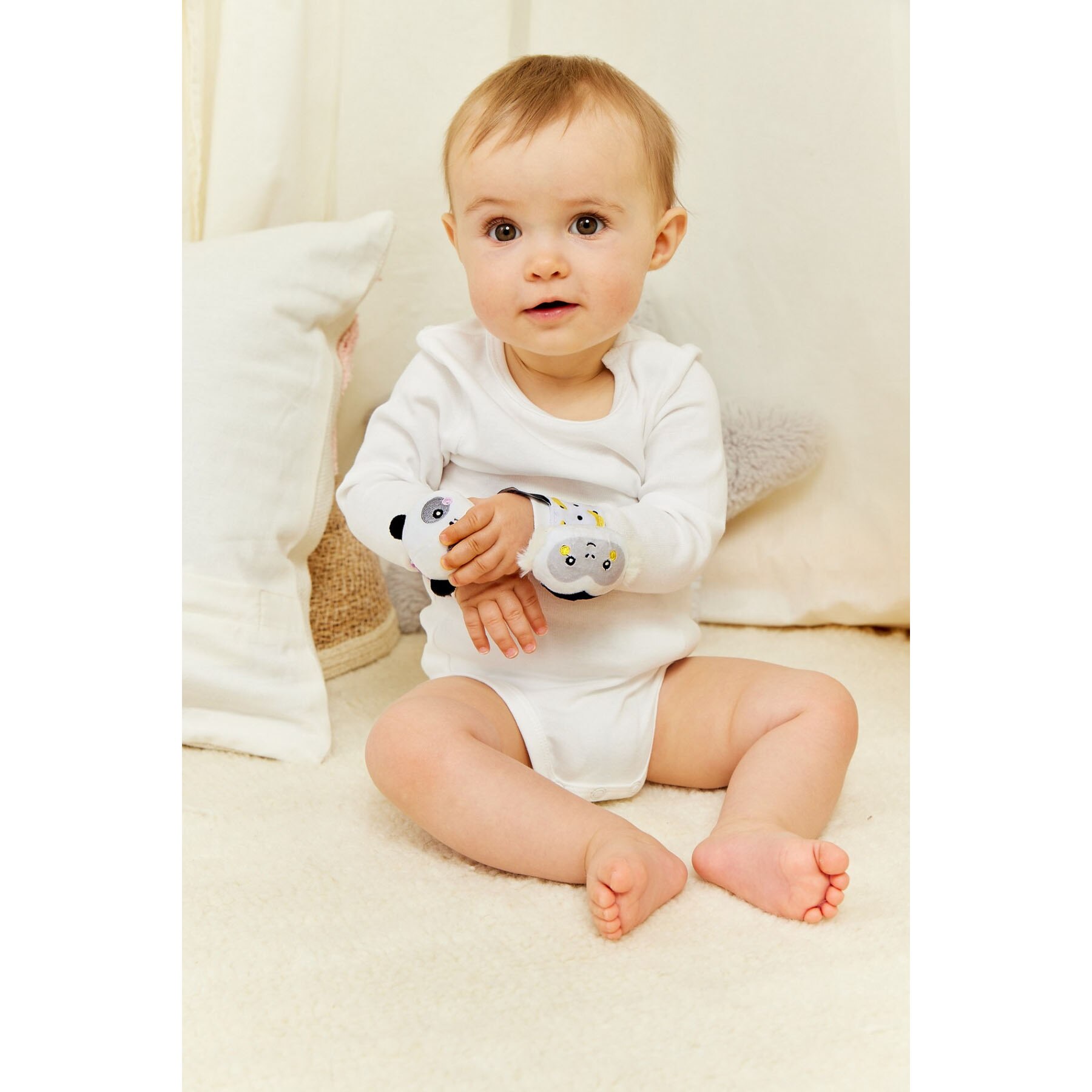 Set 2 zornaitori GaGaGu - Maimutica si ursulet panda - eMAG.ro