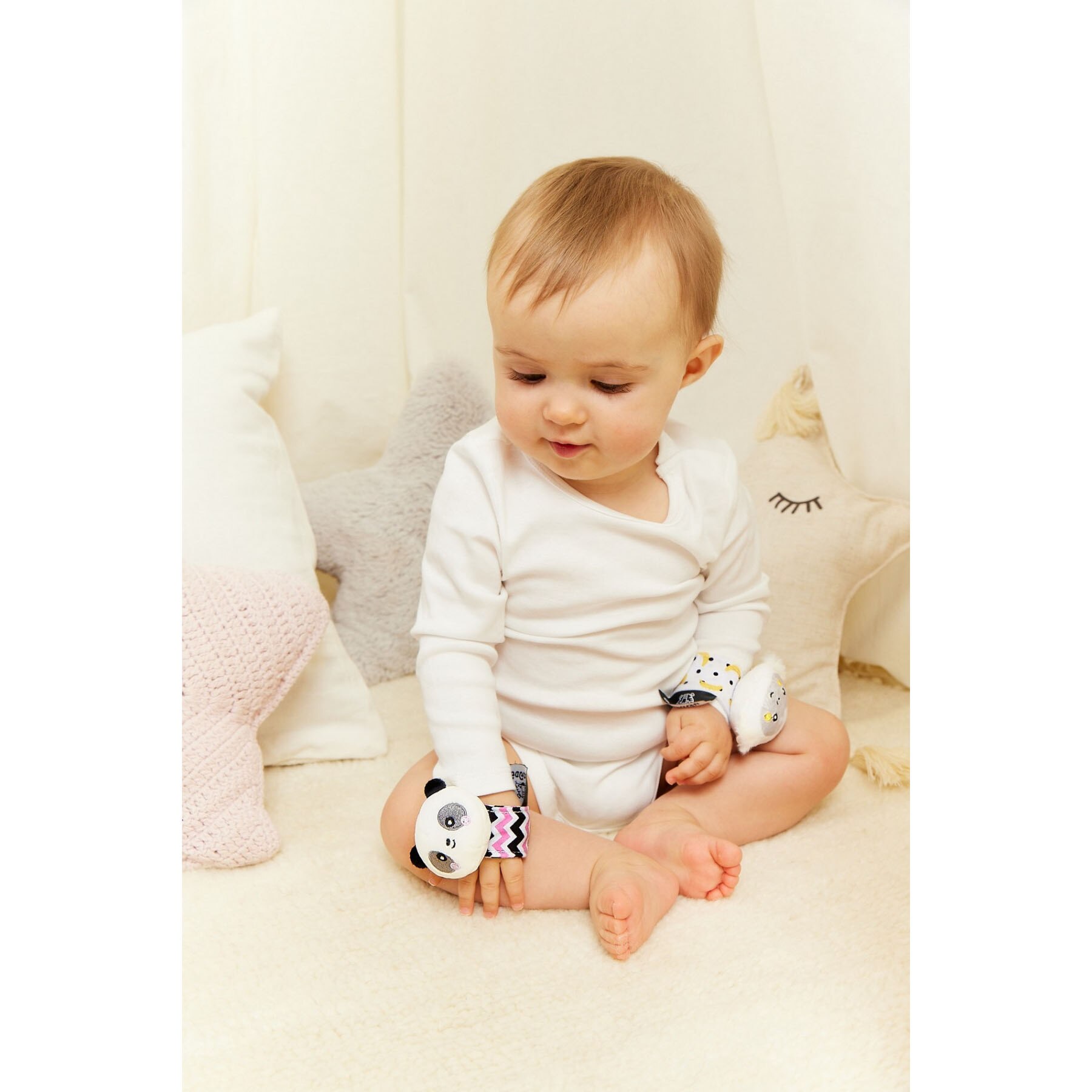 Set 2 zornaitori GaGaGu - Maimutica si ursulet panda - eMAG.ro