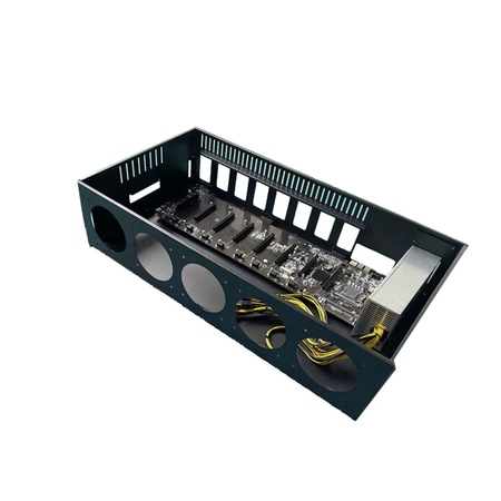 Carcasa Rig Minat tip Server 8 GPU, Placa de baza S37, CPU, 8 GB DDR3 ...