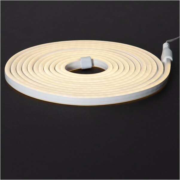 Furtun LED luminos Neon Star Trading, 24V, 11.8 W, 5 m, Alb cald - eMAG.ro