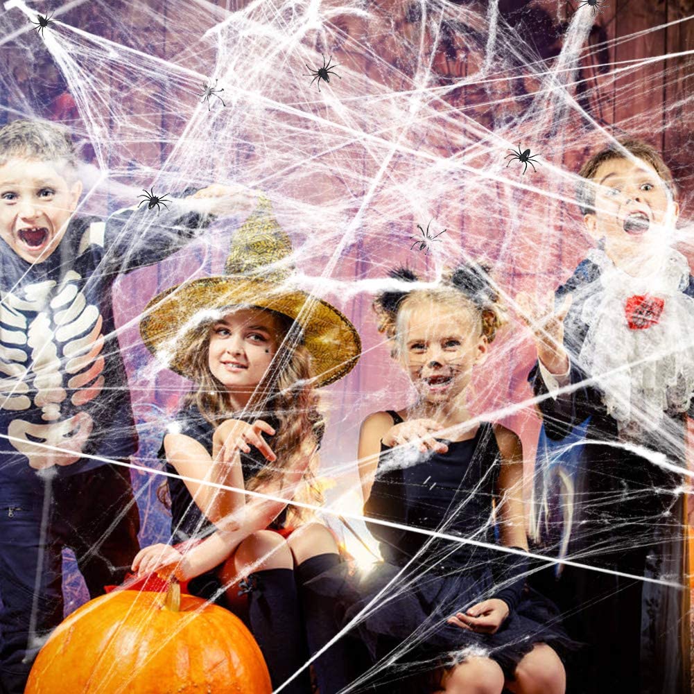 Set 30 paianjeni si panza decorativa, Koungiam, Tematica Halloween, 100 ...