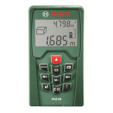 Telemetru cu laser Bosch PLR 25 - eMAG.ro