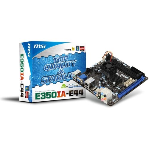Placa de baza MSI E350IA-E44 cu procesor AMD Zacate-FT1 E350 Dual Core - eMAG.ro
