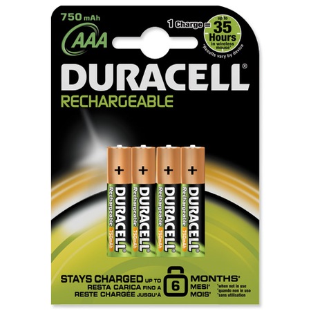 Acumulatori Duracell AAAK4, R3, 750mAh, 4 buc - eMAG.ro