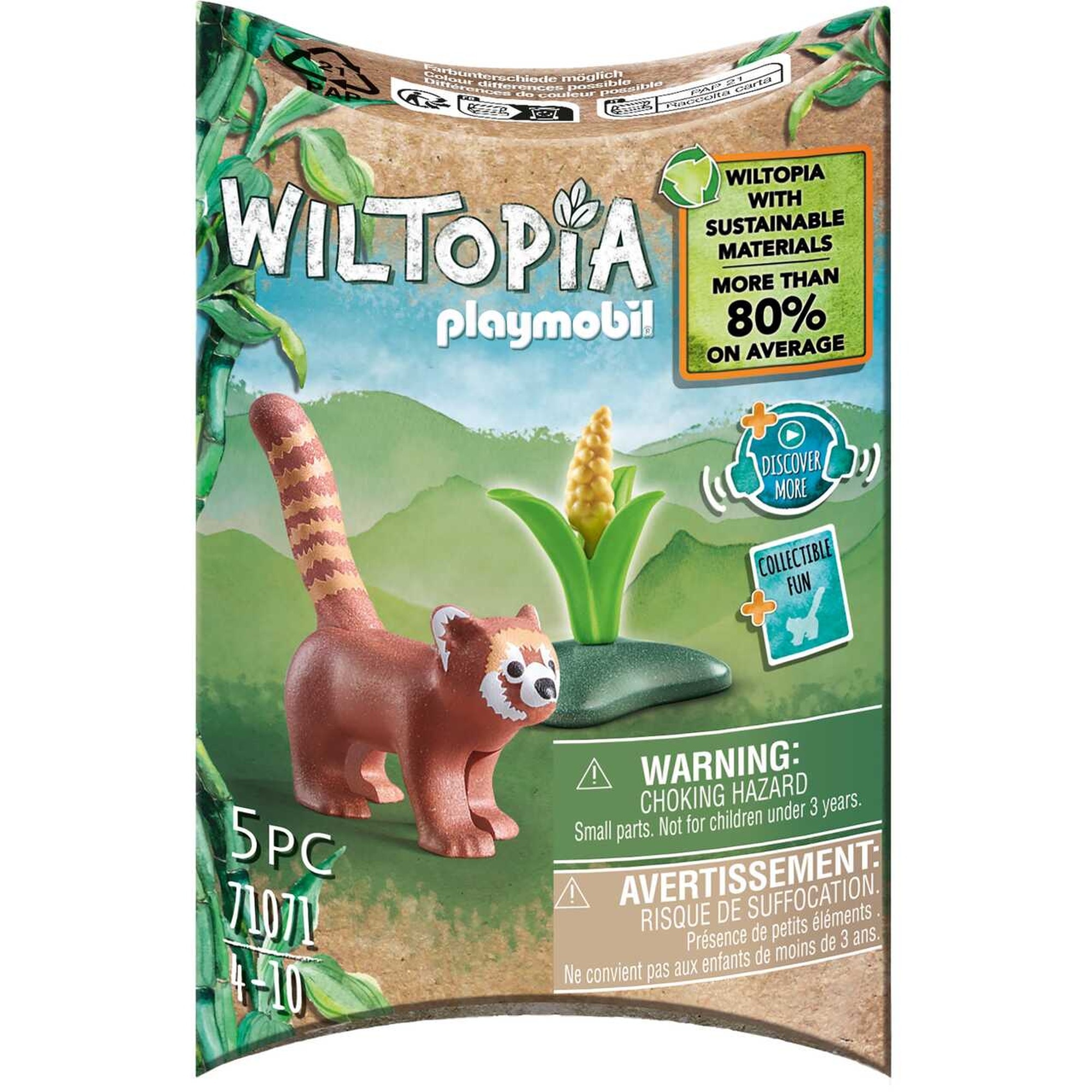 Playmobil Wiltopia - Urs panda rosu - eMAG.ro