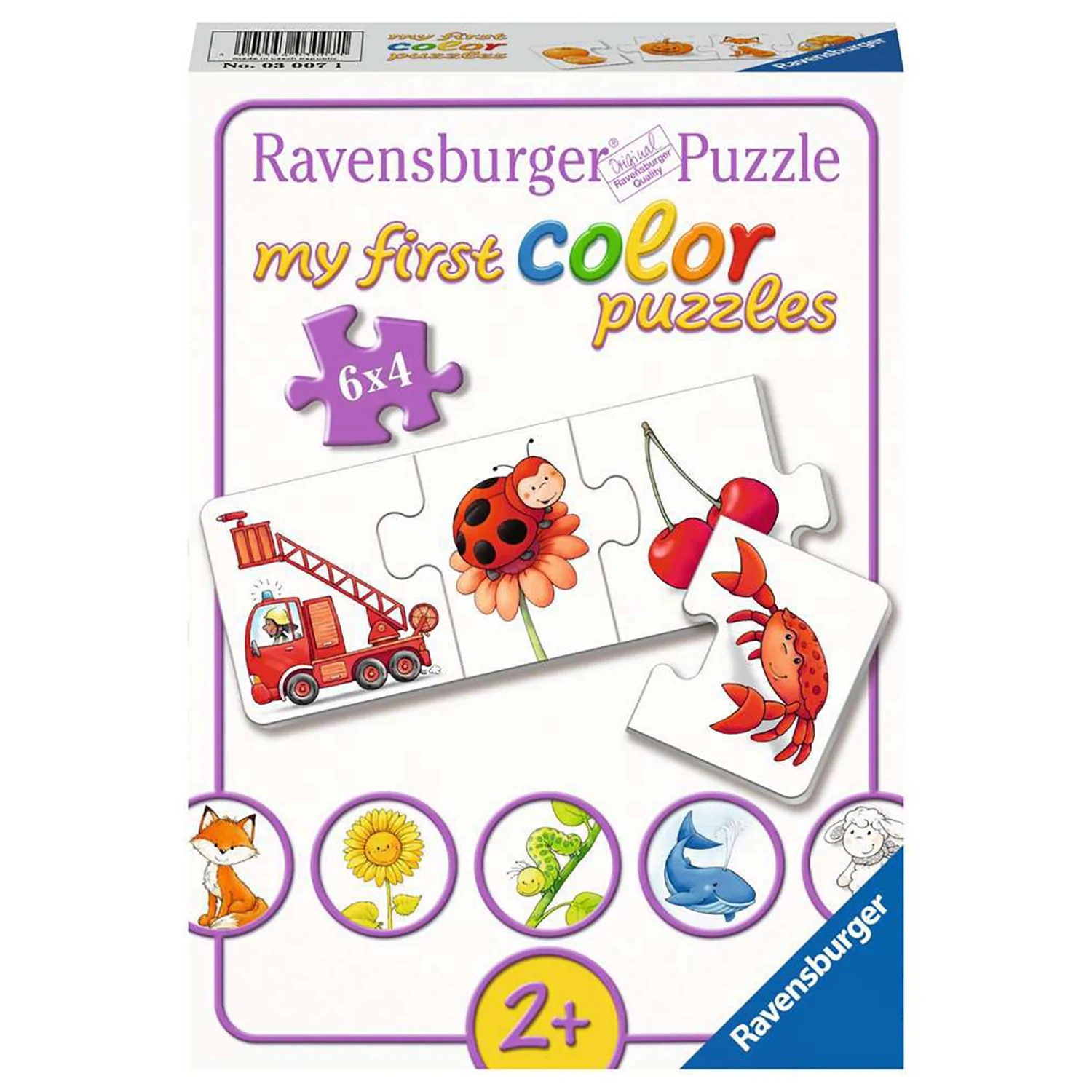 Puzzle Ravensburger - Primul meu puzzle color: Lucruri colorate, 6x4 ...