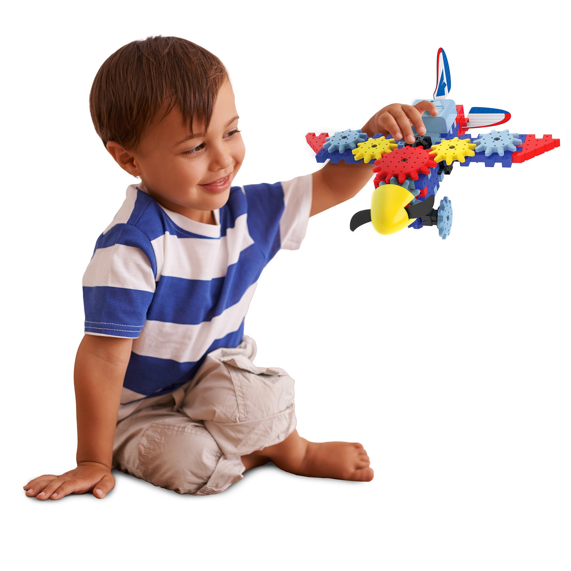 Set de constructie The Learning Journey - Techno Gears, Avion, 50 piese ...