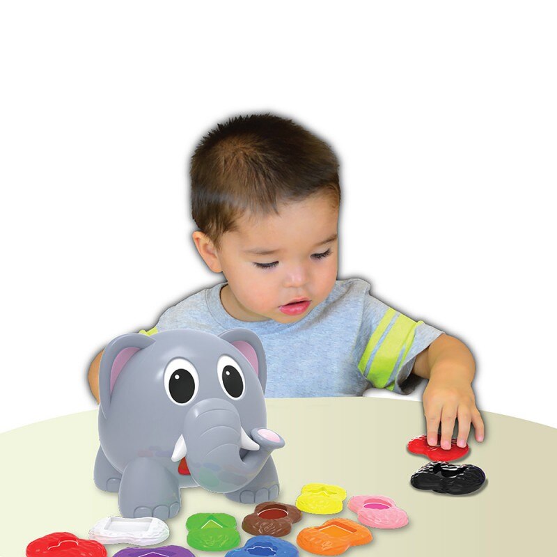 Joc Educativ, Elefant, Sa Invatam Culorile, Formele Eng, Invata Prin ...