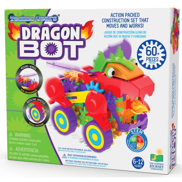 Set de constructie The Learning Journey - Techno Gears, Dragon Bot, 60 ...
