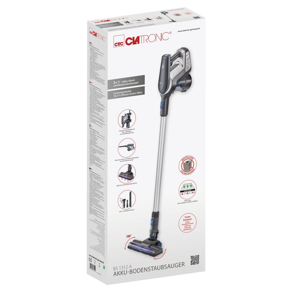 Прахосмукачка на батерия Clatronic BS 1312 A (BS1312A) - eMAG.bg