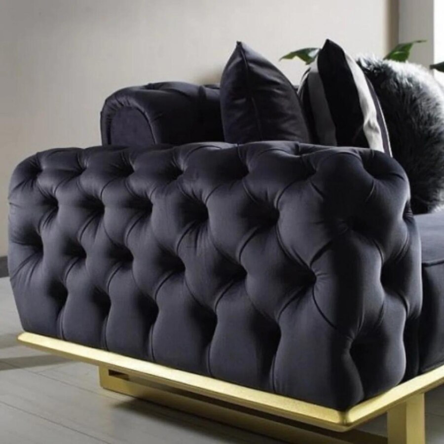 Coltar extensibil Bella, negru/gold - eMAG.ro