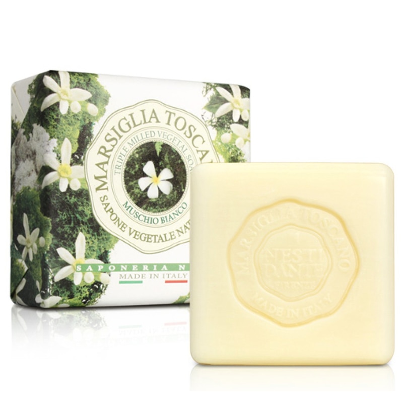 Sapun solid Nesti Dante Marsiglia Toscano, Mosc alb, Natural, 200 g ...
