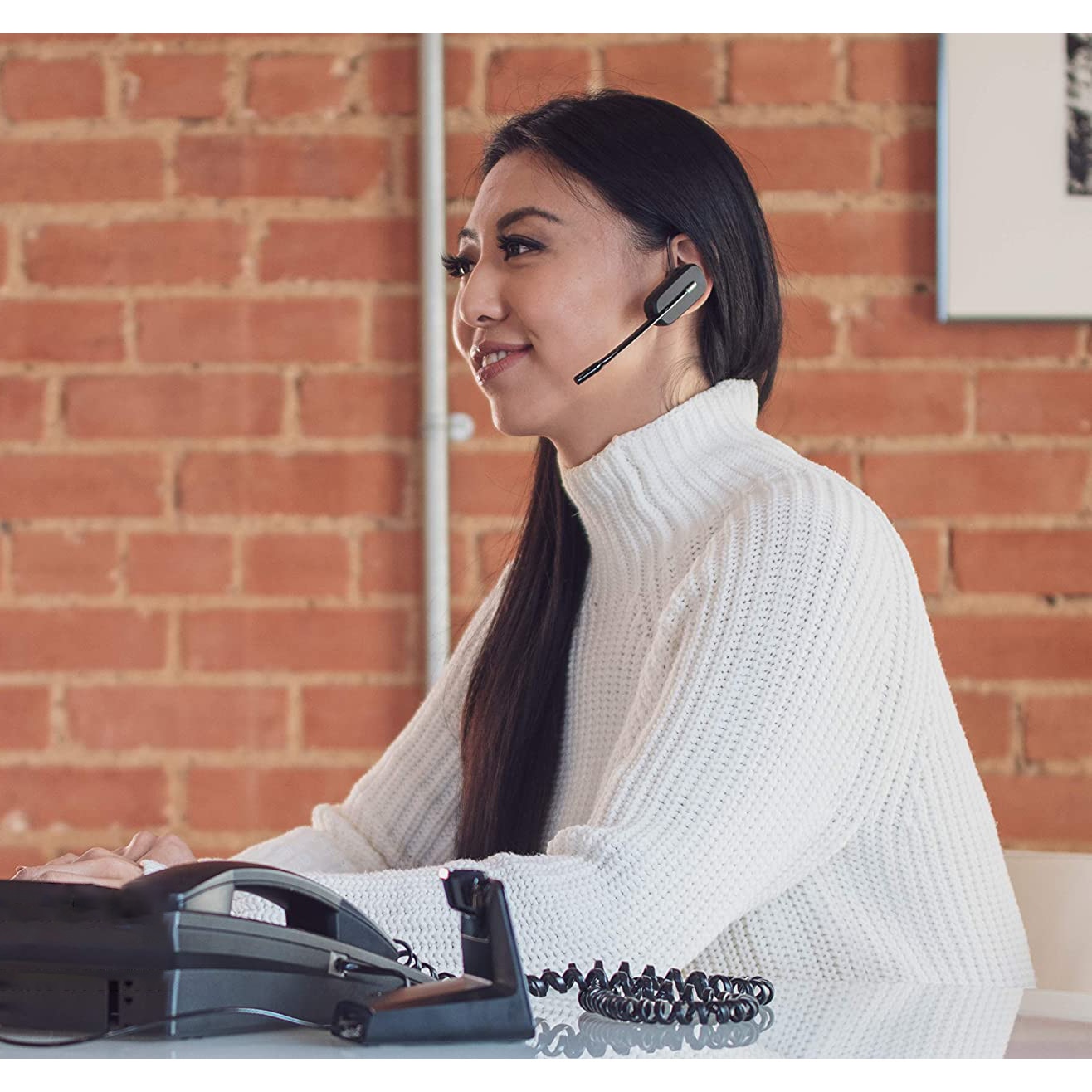 Plantronics CS540 bluetooth headset, APS-11 adapter, töltőállvány ...