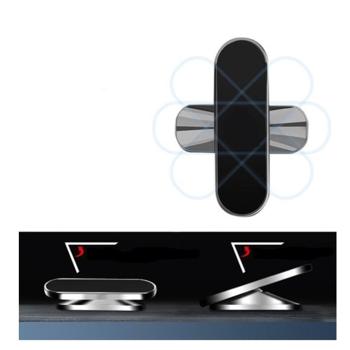 Suport pentru telefon cu magnet, lipici puternic, GSM, gri spatial ...