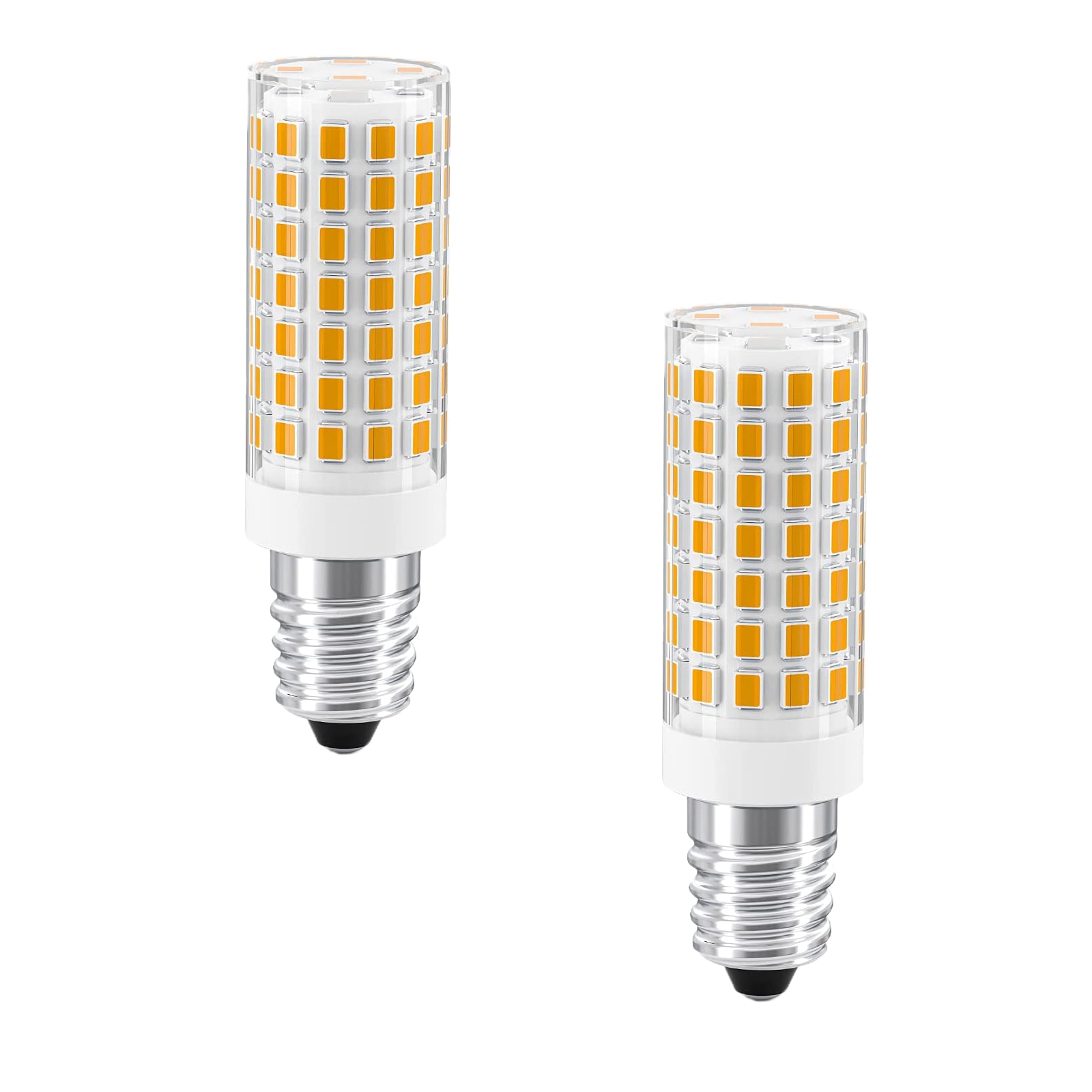 Set 2 Becuri Led Matcheasy E14 7w 580 Lm Lumina Calda 2700k Alb