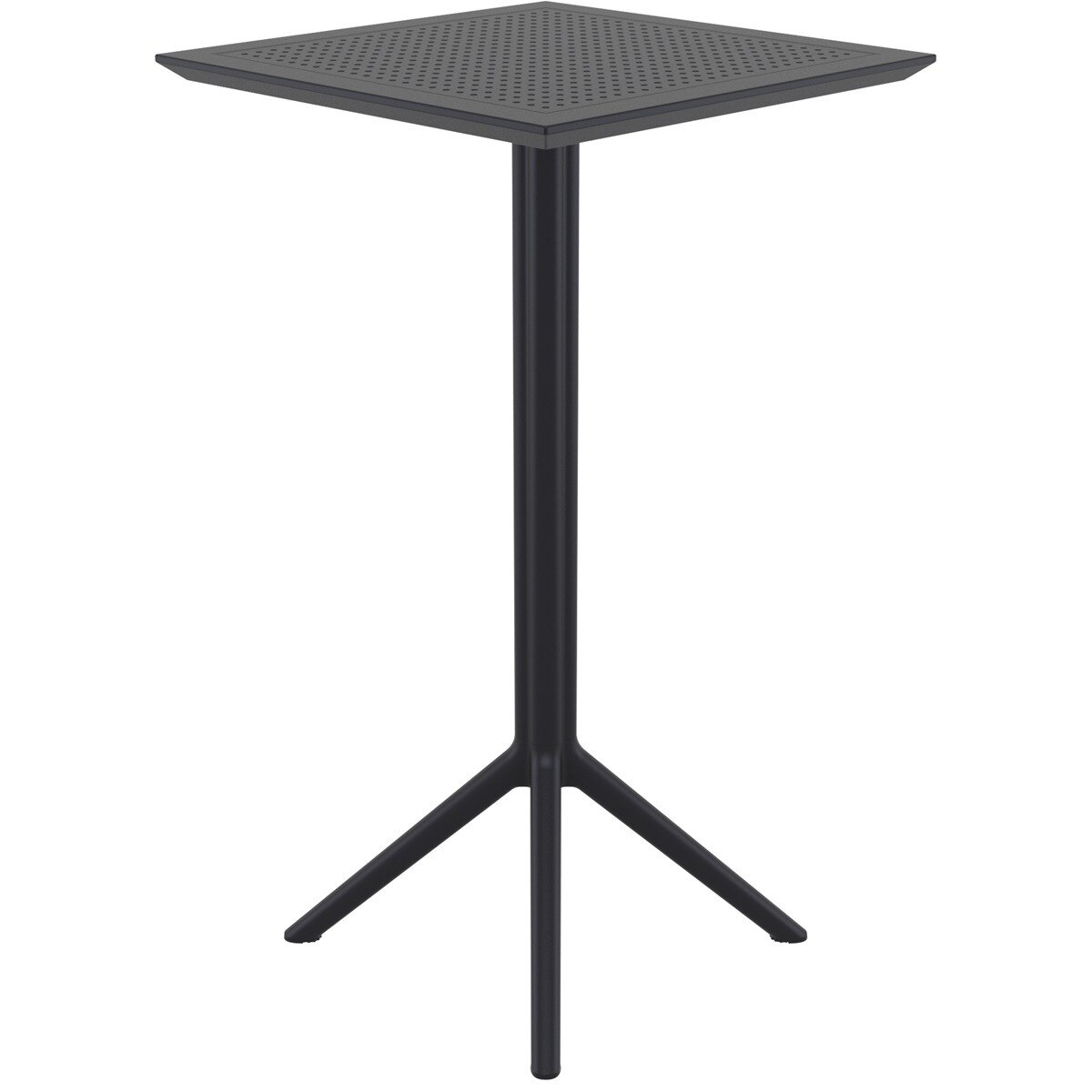 Masa bar Sky 60P pliabila, negru, 60 X 60 X 108 cm - eMAG.ro