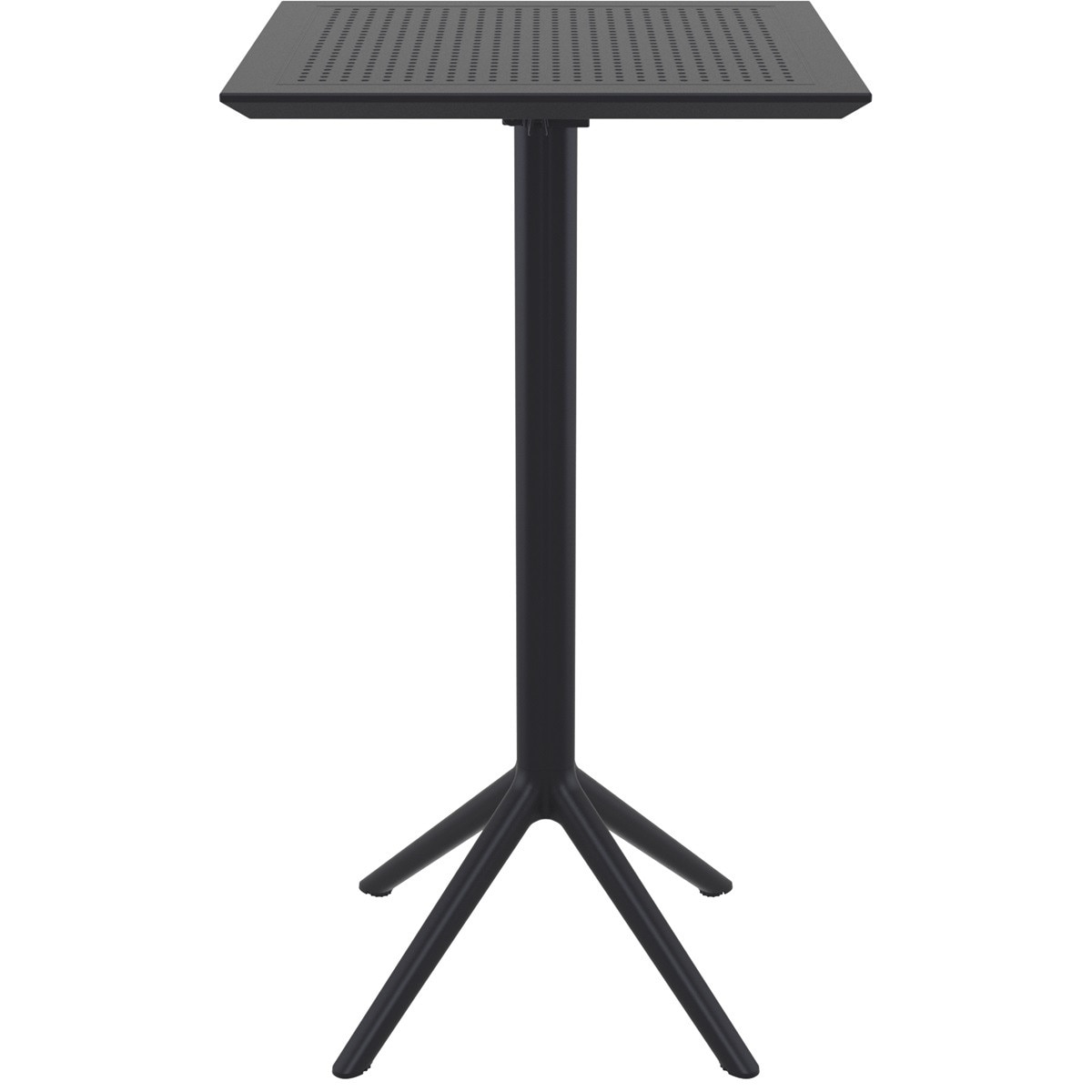 Masa bar Sky 60P pliabila, negru, 60 X 60 X 108 cm - eMAG.ro