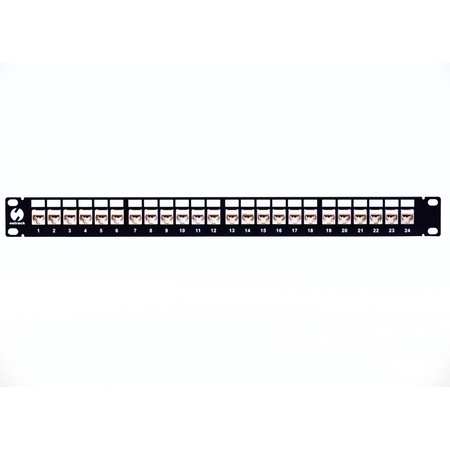Panou de corectie keystone, Netrack, 19'', 24 porturi FTP, echipat cu ...
