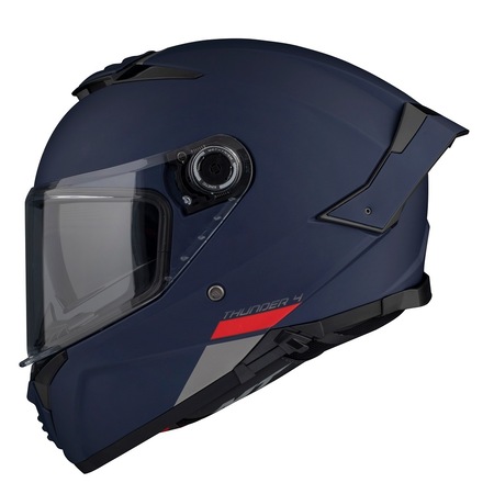 Casca integrala moto MT Thunder 4 cu ochelari integrati, SV albastru ...