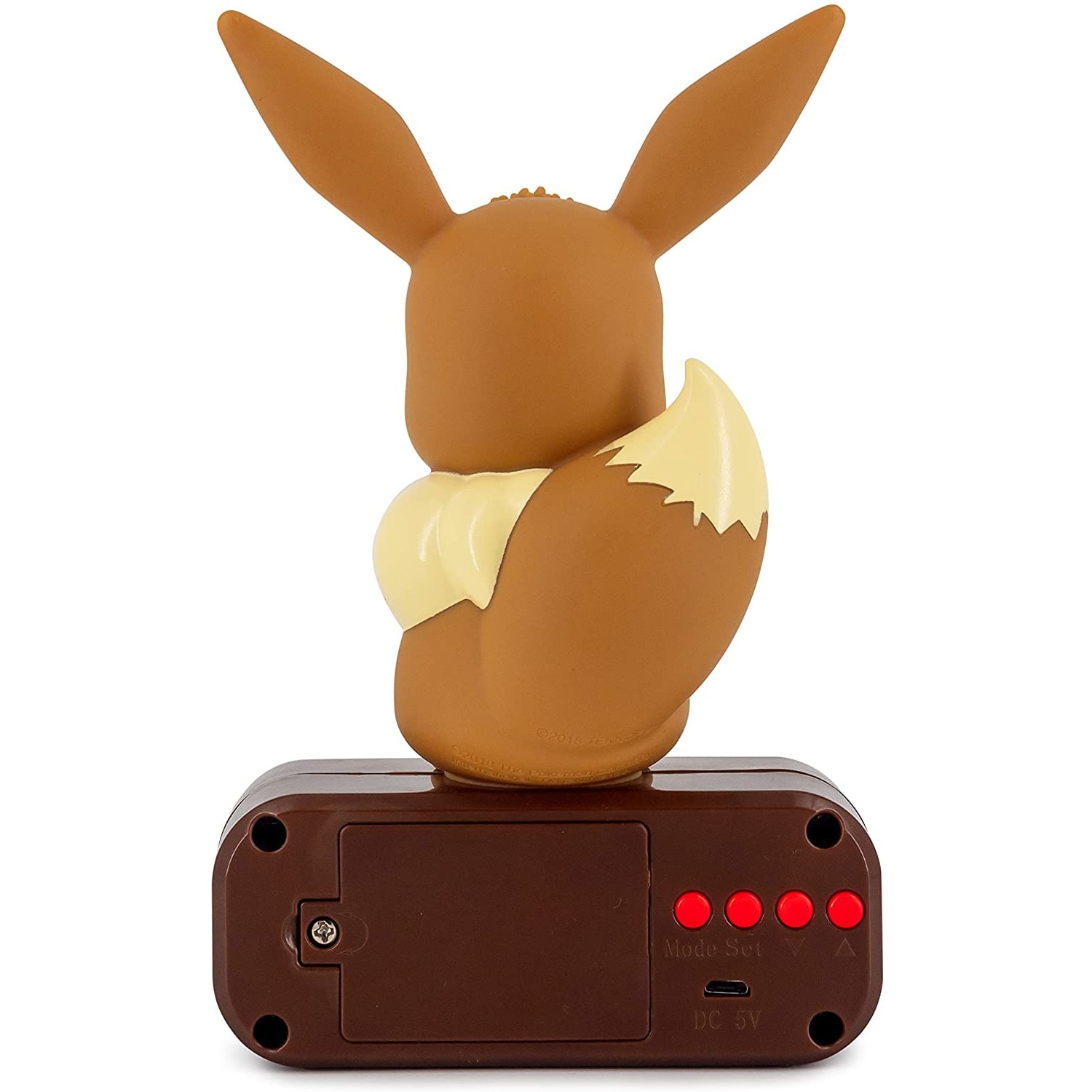 Ceas cu alarma cu lumina LED cu tema Pokémon Eevee - eMAG.ro