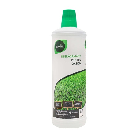Ingrasamant gazon Geolia, organic, pentru vara, lichid, 1 L - eMAG.ro