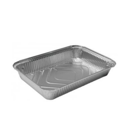Set tava aluminiu de unica folosinta, 50 buc, dimensiune 53 x 32.5 x 3. ...