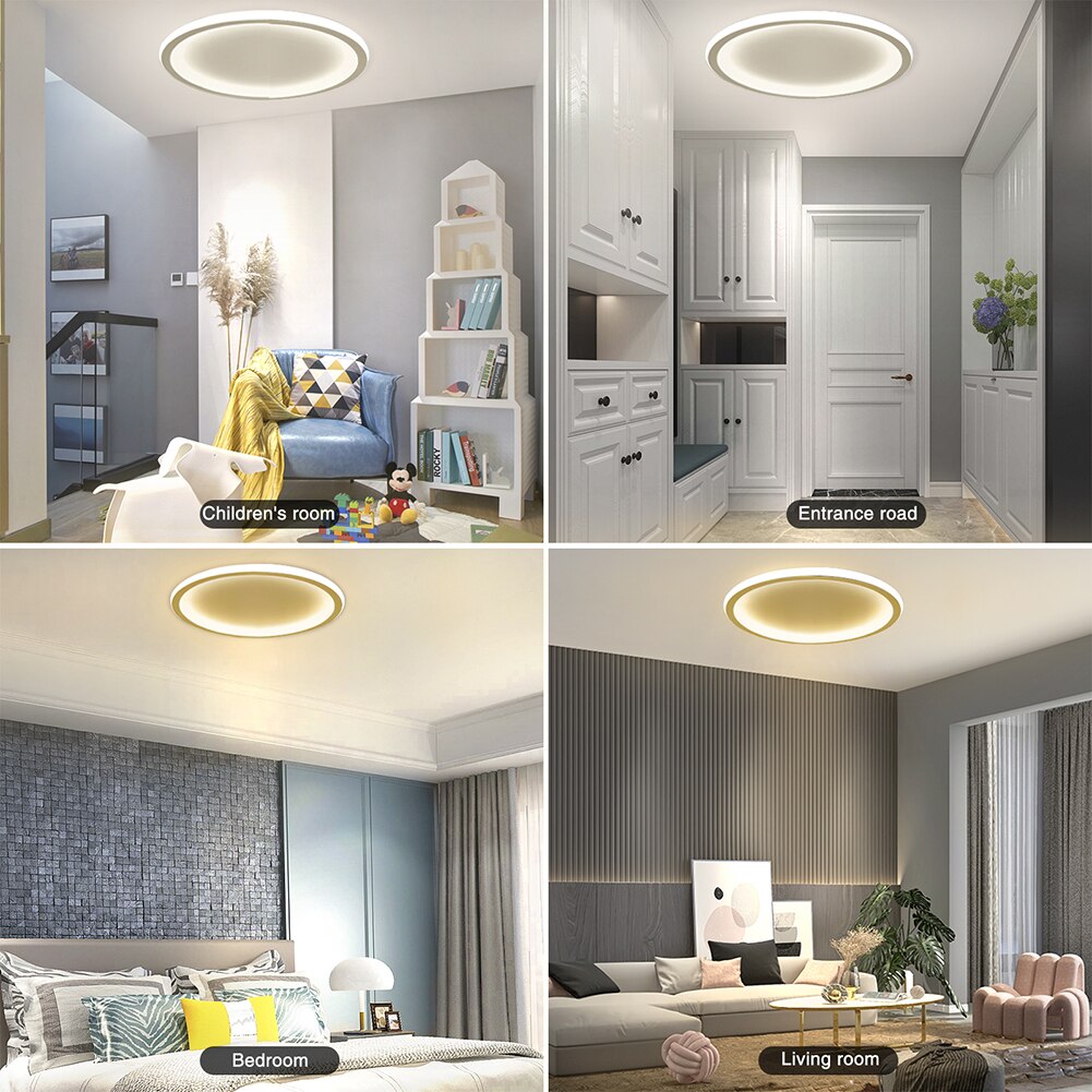 Plafoniera LED, cu Telecomanda, Alb - eMAG.ro