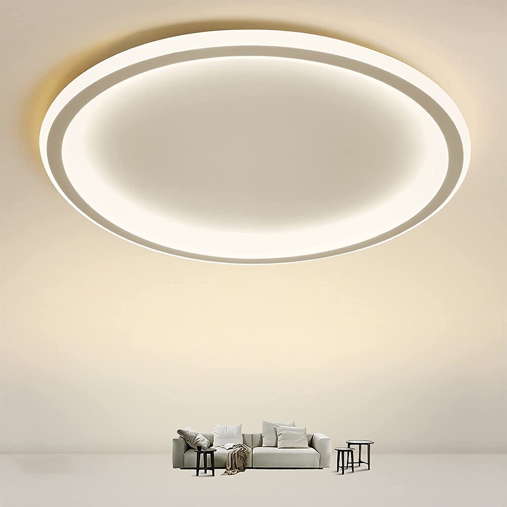 Plafoniera LED, cu Telecomanda, Alb - eMAG.ro