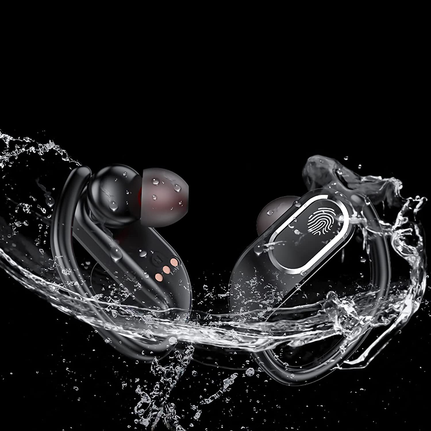 Casti Wireless sport TWS-Q28, In-Ear, Bluetooth, Touch Control ...