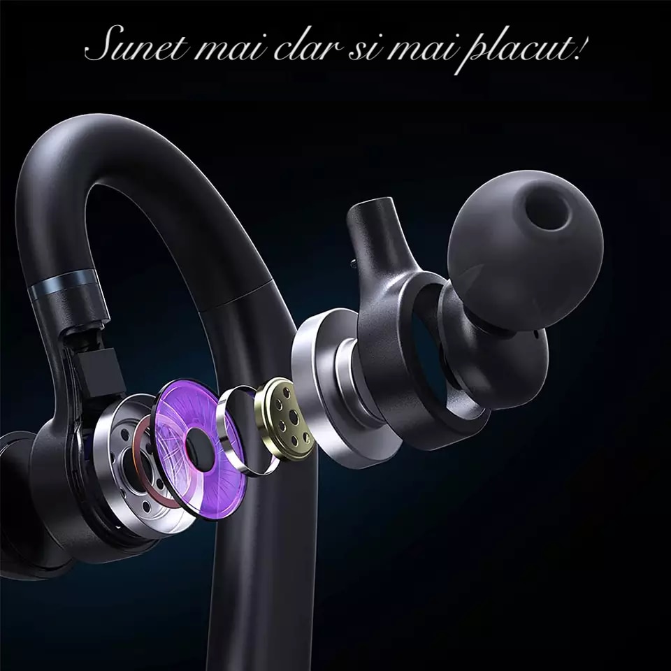 Хендсфри Merkie G3 Bluetooth слушалка, Регулиране на звука, 2 микрофона ...