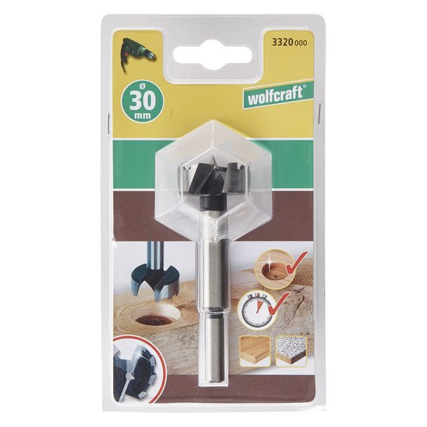 Freza Forstner Wolfcraft Ø30 mm, prindere Ø8 mm - eMAG.ro