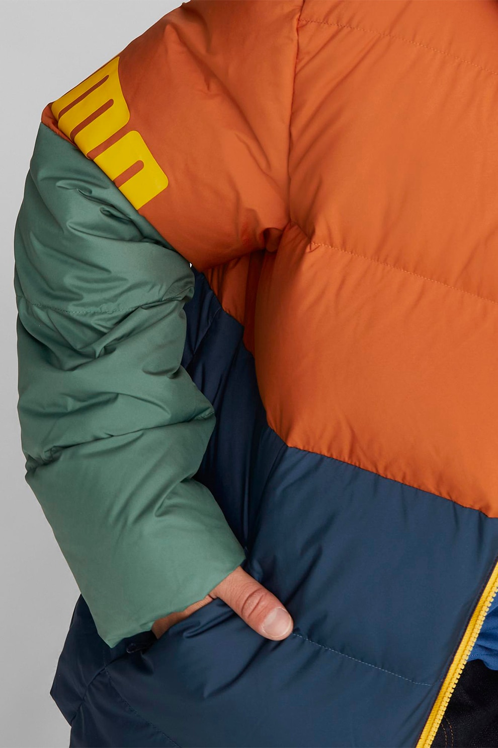 Puma, Geaca cu gluga si logo Power - eMAG.ro