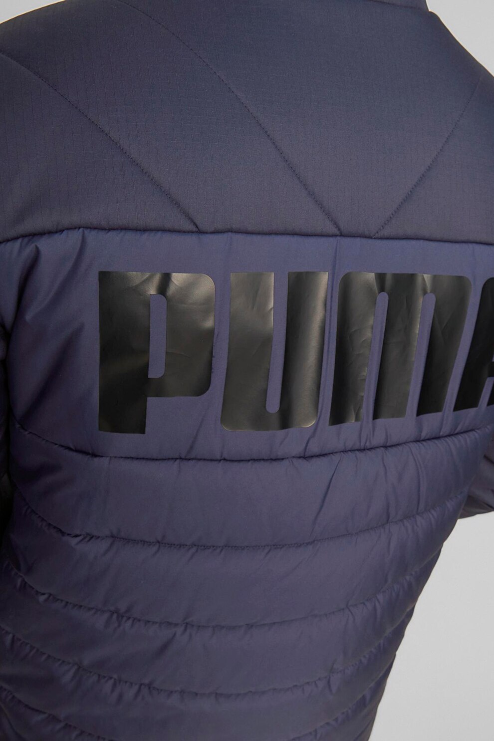 Puma, Geaca cu vatelina si logo Essentials, Bleumarin, M - eMAG.ro