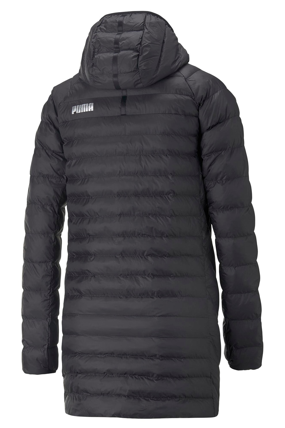 Puma, Geaca lunga cu gluga si finisaj rezistent la apa PackLITE - eMAG.ro