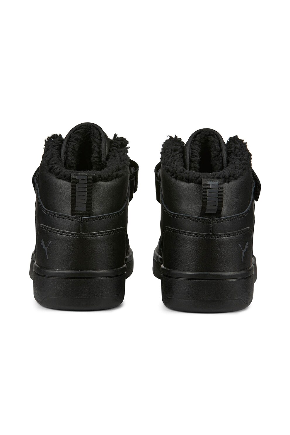 Puma, Pantofi sport mid-high cu velcro Rebound, Negru, 10 - eMAG.ro
