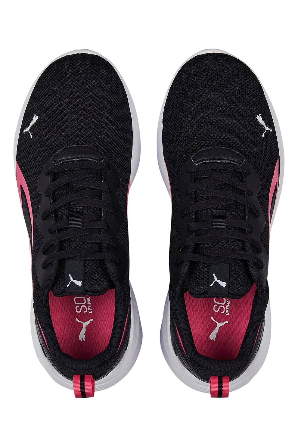 Puma, Pantofi sport cu sireturi All-Day Active, Negru, Roz, 4 - eMAG.ro