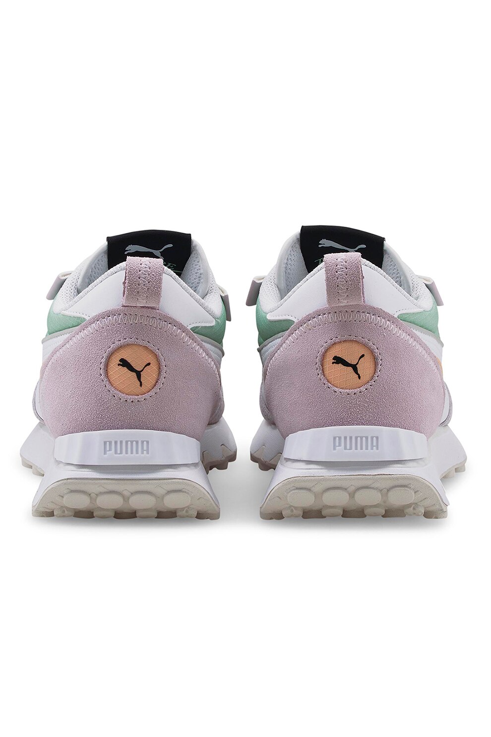 Puma, Pantofi sport cu model colorblock Rider Future Vintage, Alb, Lila ...