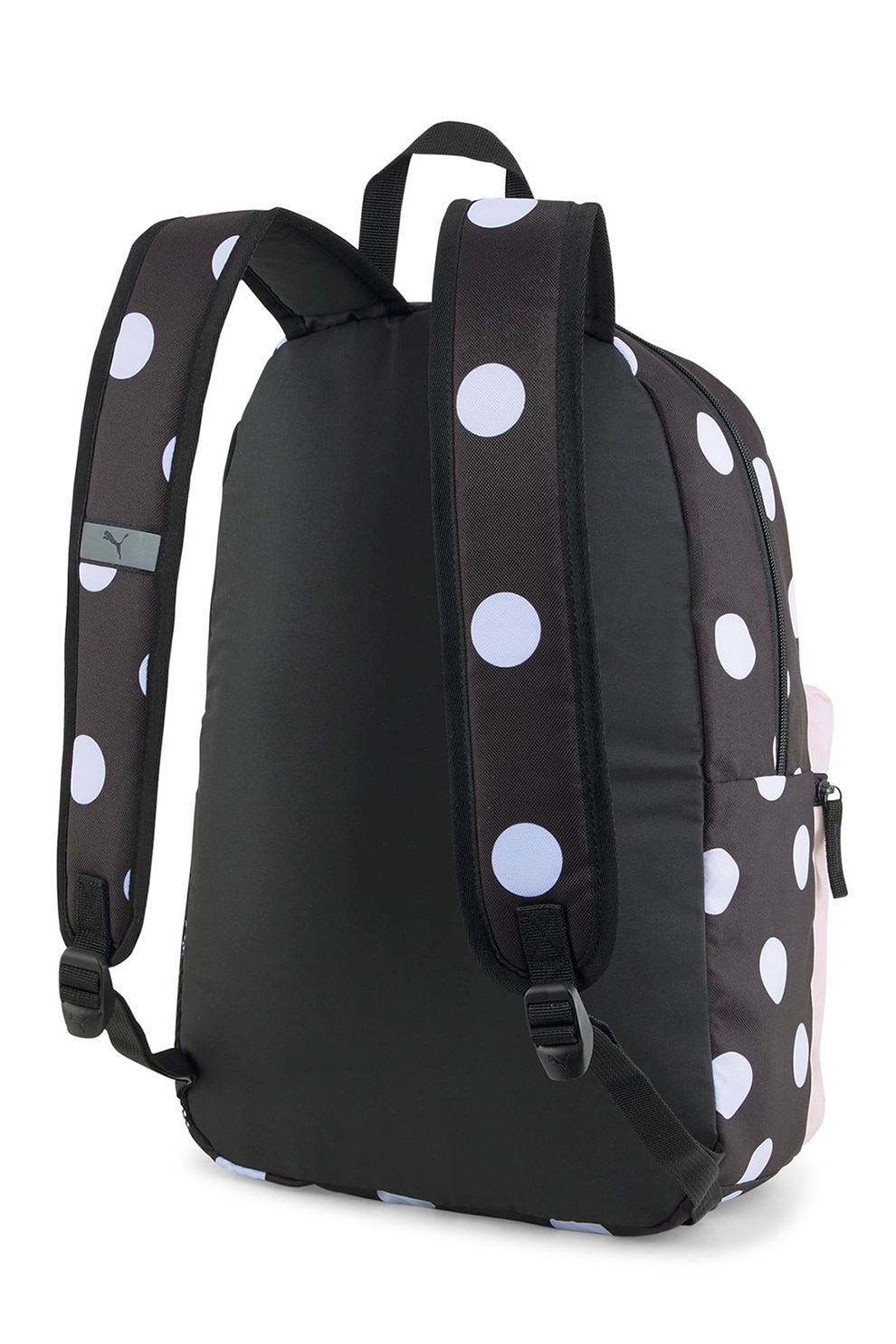 Puma, Rucsac cu imprimeu Phase AOP, Roz pal, Negru - eMAG.ro