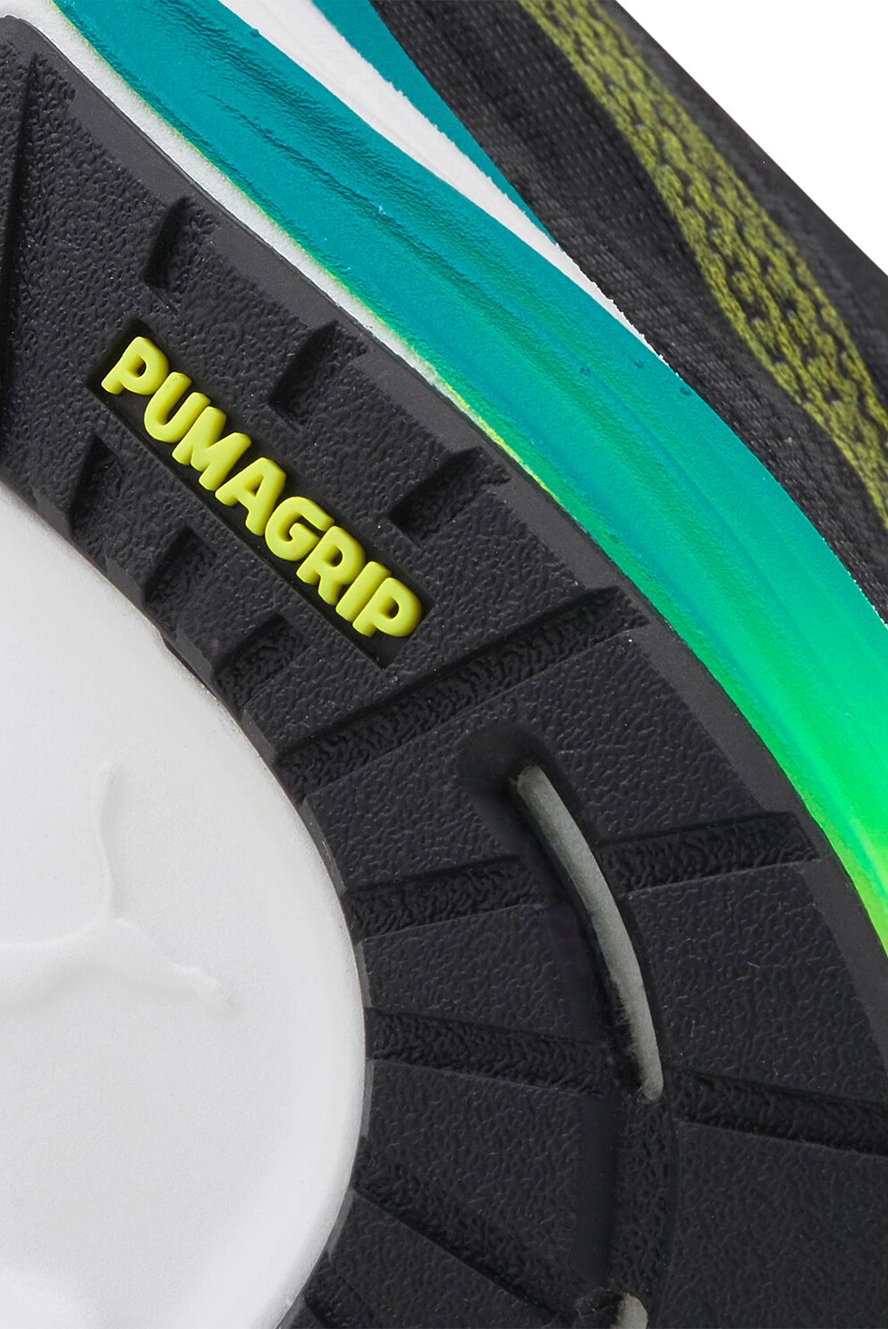 Puma, Pantofi Deviate NITRO 2 cu imprimeu logo pentru alergare, Negru ...
