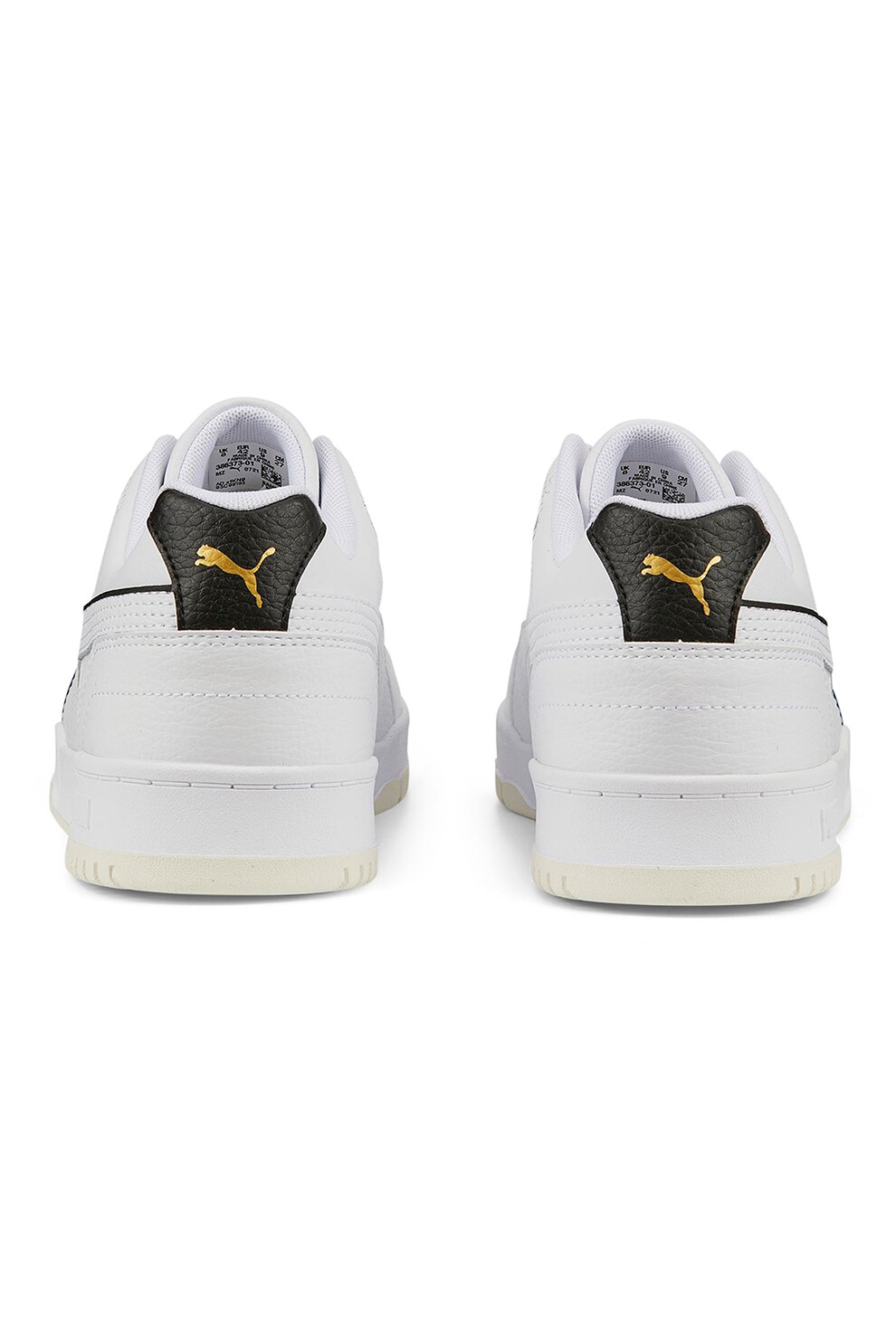 Puma, Pantofi sport de piele ecologica si piele RBD Game, Alb, Negru, 9 ...