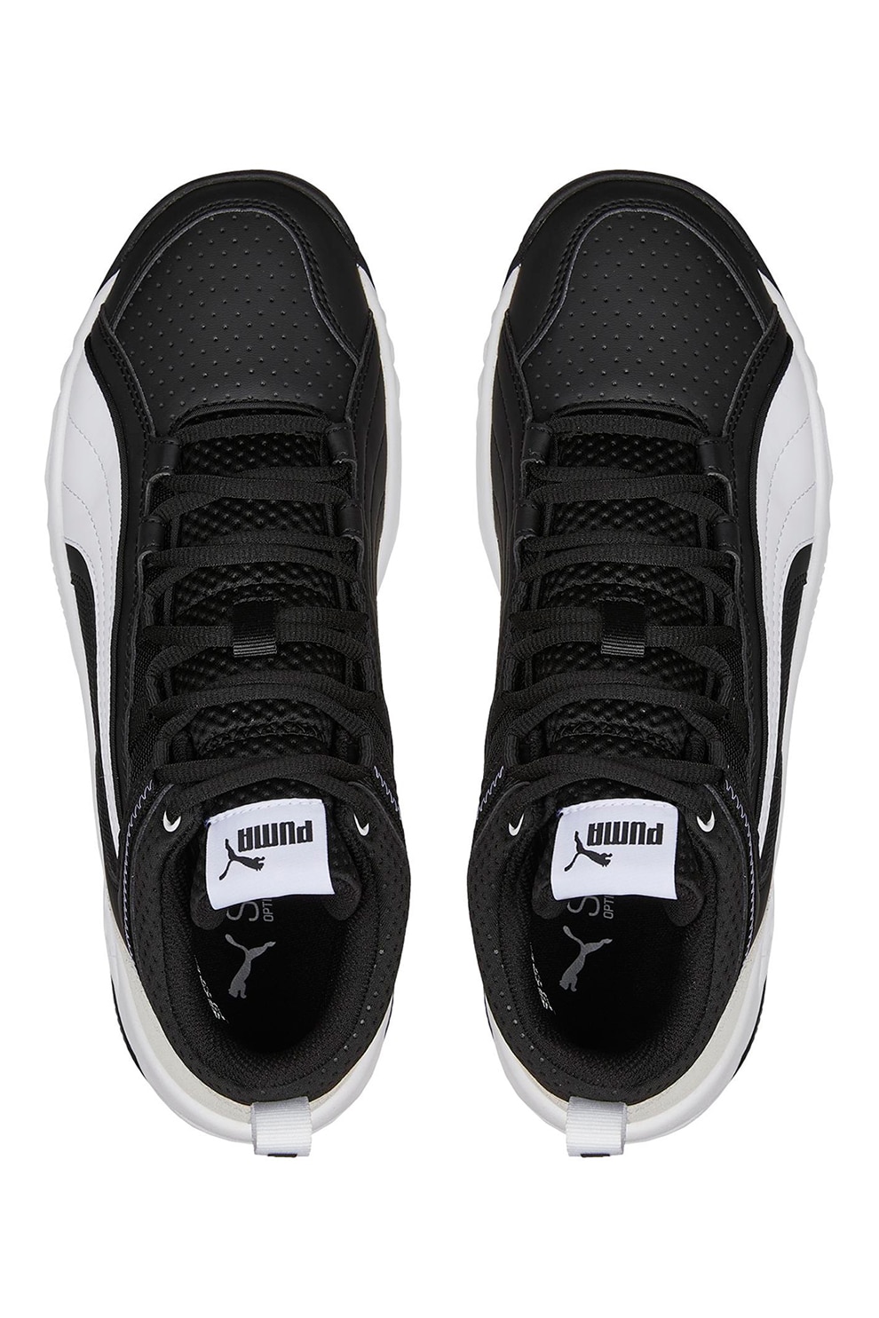 Puma, Pantofi sport mid-high cu garnituri de piele intoarsa Rebouend ...