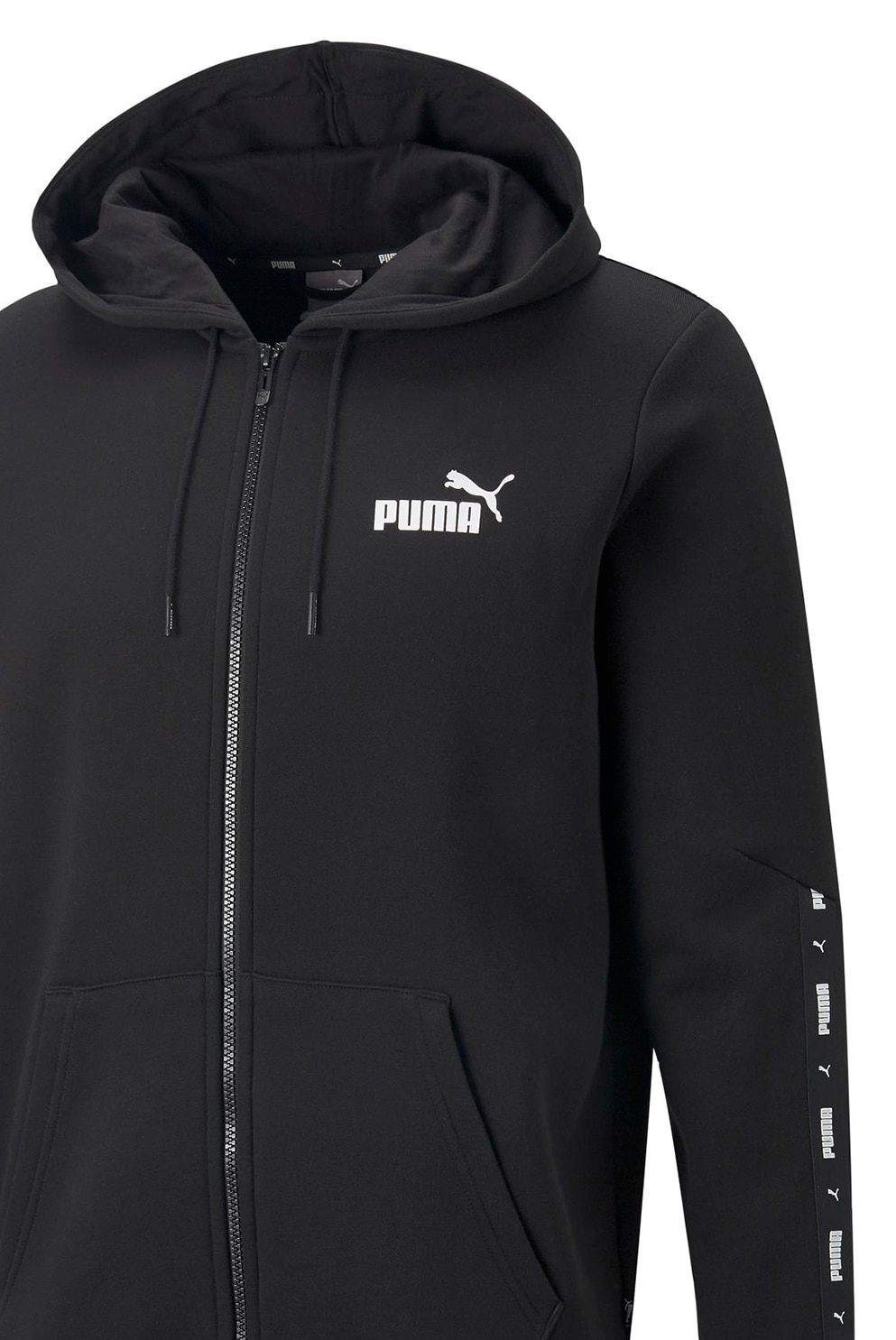 Puma, Hanorac cu logo Essentials dryCELL, Negru, 3XL - eMAG.ro