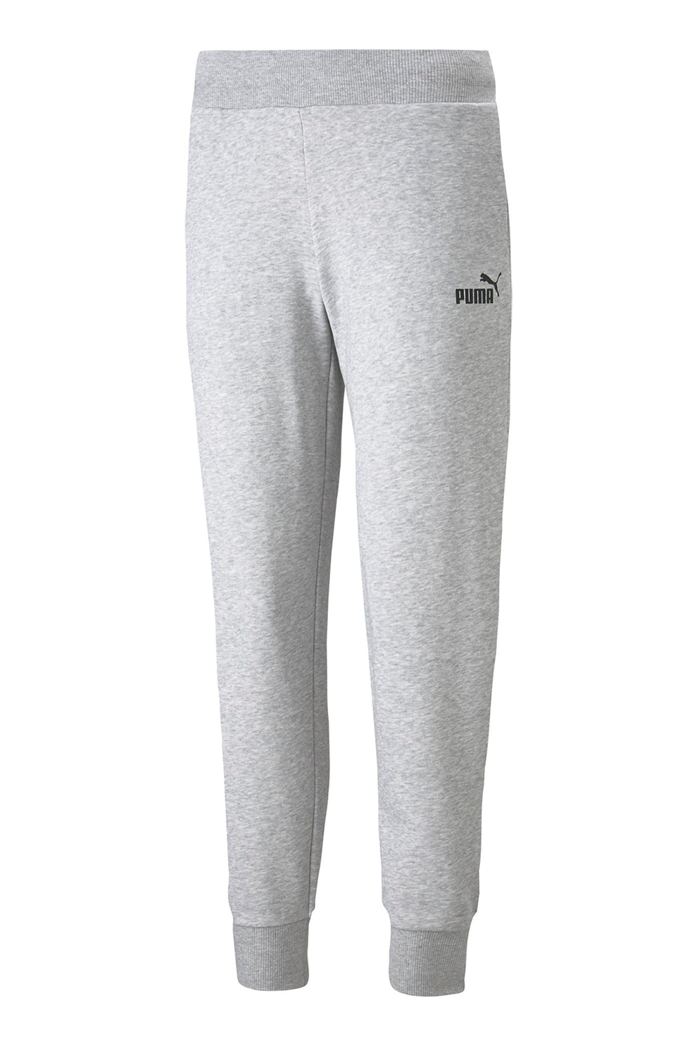 Puma, Pantaloni sport regular fit Essentials, Gri deschis melange, M ...