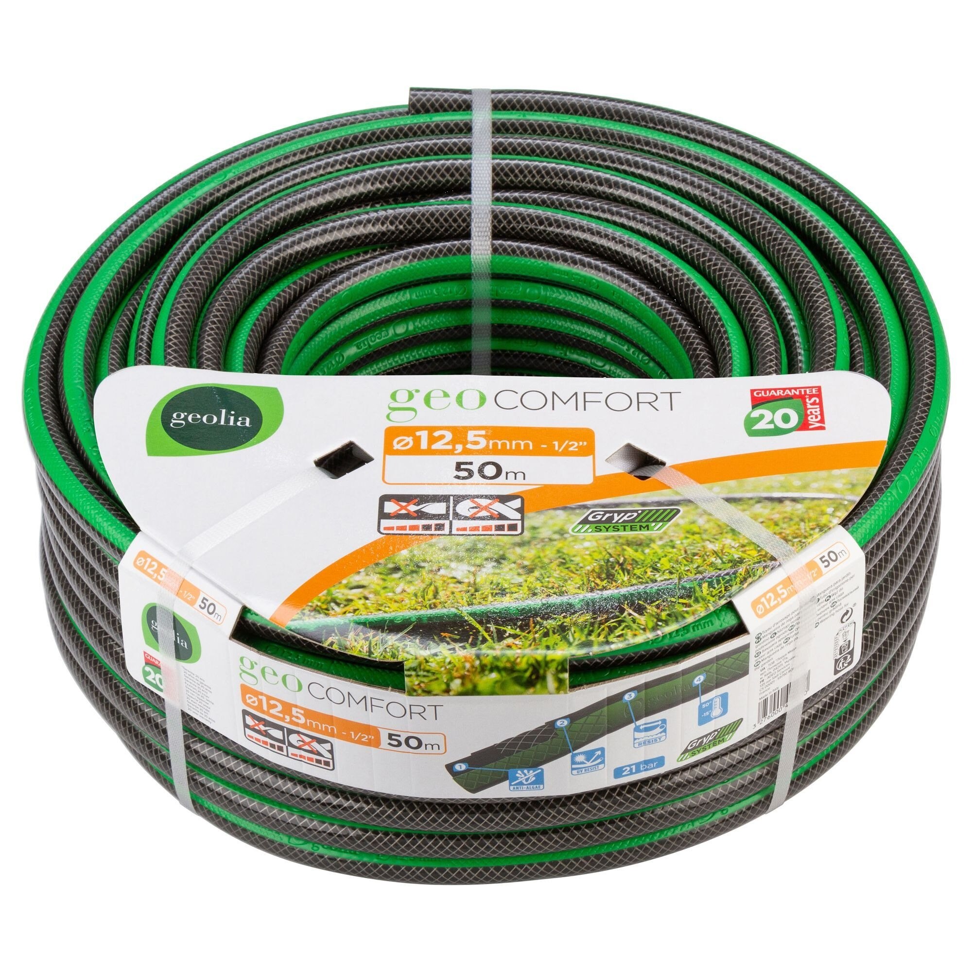 Furtun de gradina Comfort, diametru 12.5 mm, 7 bar, L 50 m - eMAG.ro