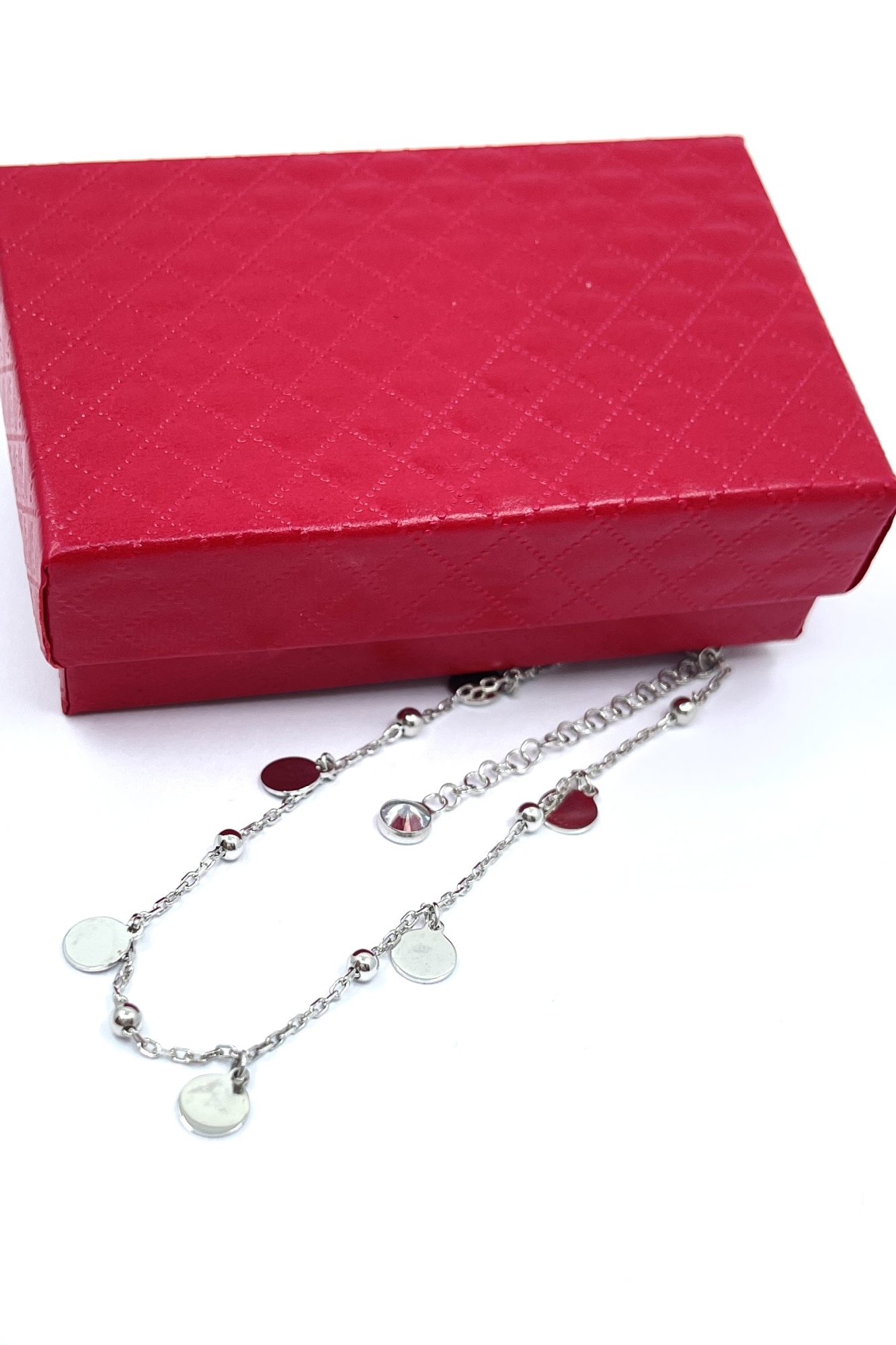 Bratara de picior cu banuti, argint 925, Agavi - eMAG.ro