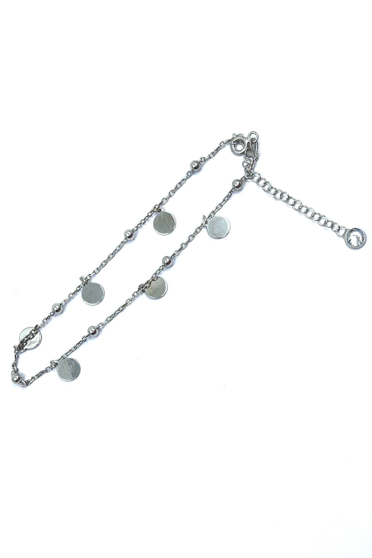 Bratara de picior cu banuti, argint 925, Agavi - eMAG.ro