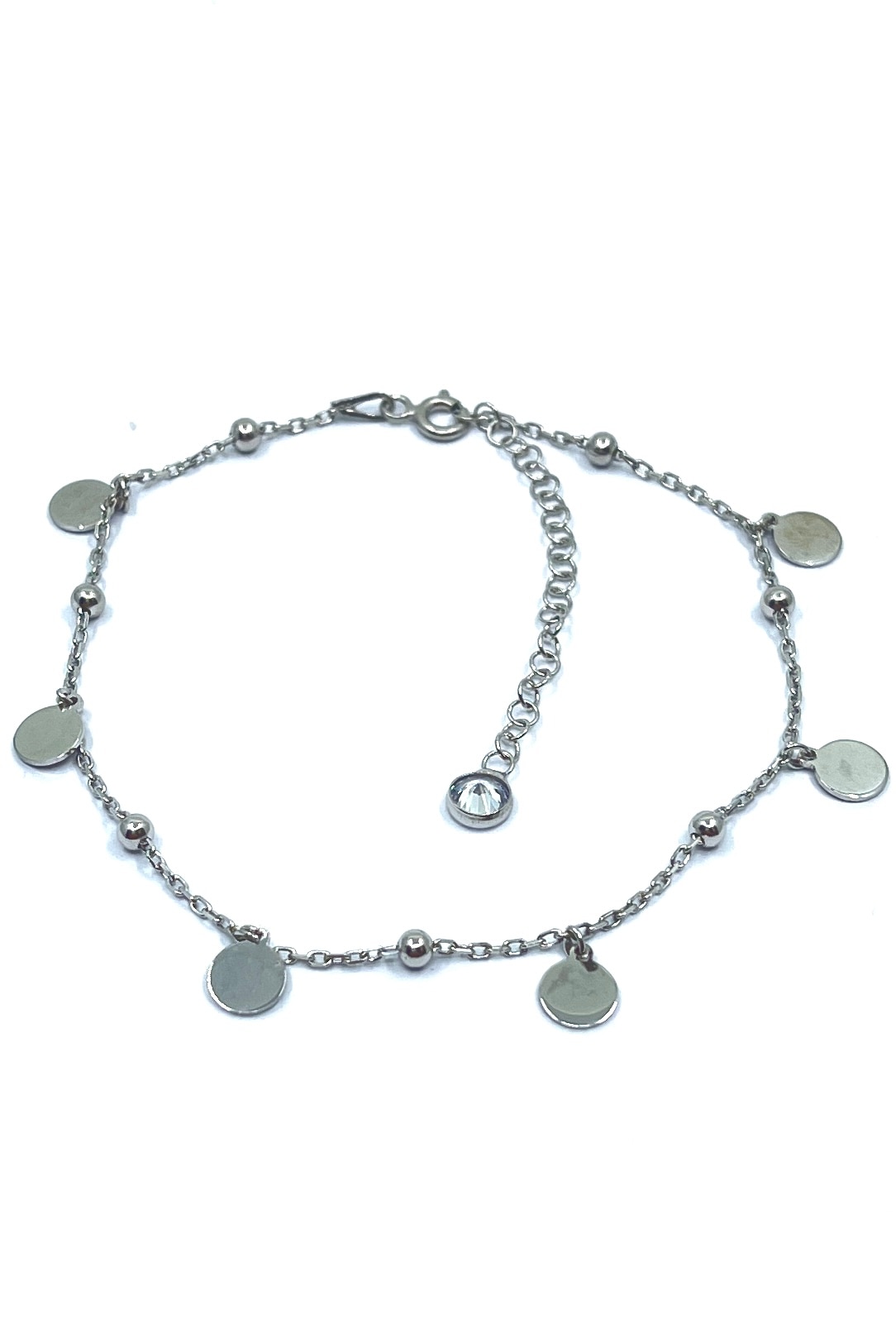Bratara de picior cu banuti, argint 925, Agavi - eMAG.ro